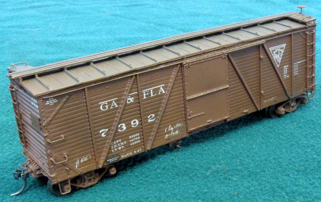 Georgia & Florida Howe Truss box car | Resin Car Works Blog