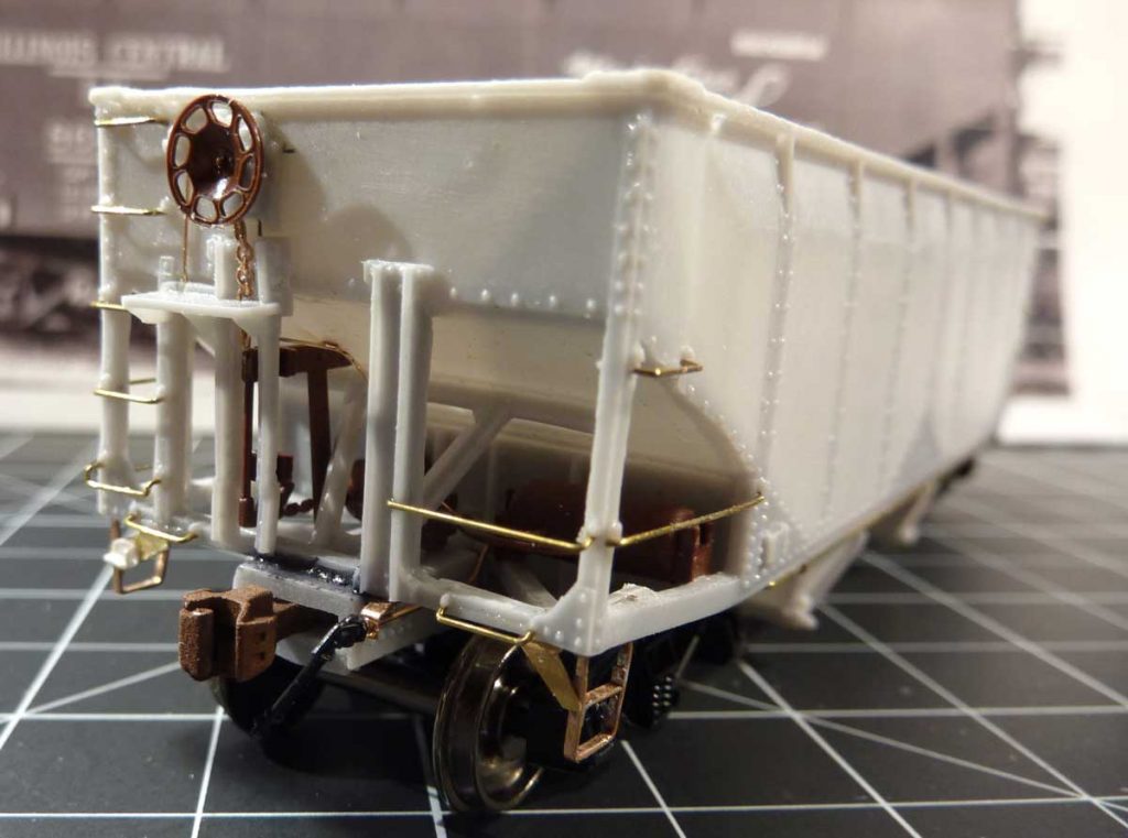 Resin Car Works Illinois Central Enterprise offset hopper | Resin Car ...