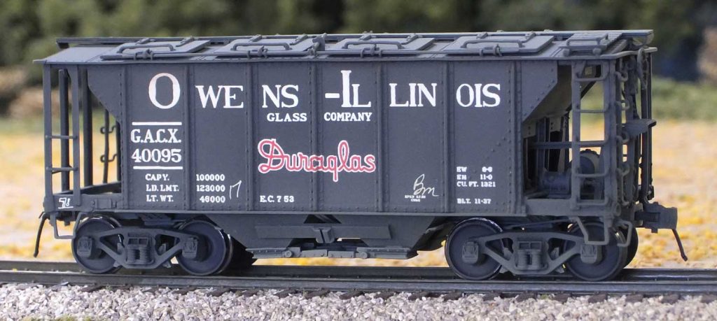 Owens-Illinois Duraglas covered hoppers | Resin Car Works Blog