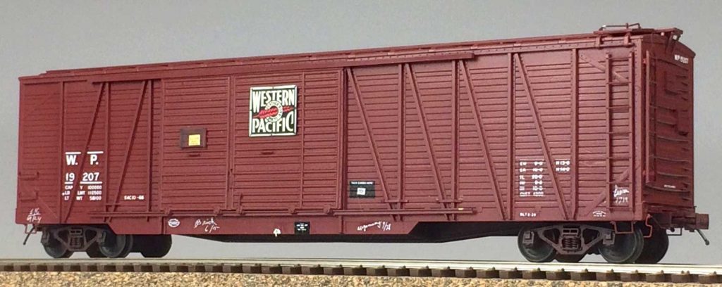 Western Pacific 50-foot Automobile Box Car | Resin Car Works Blog
