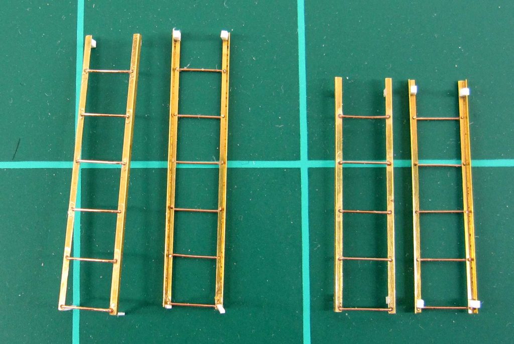 Building Yarmouth Model Works Etched Brass Ladders | Resin Car Works Blog