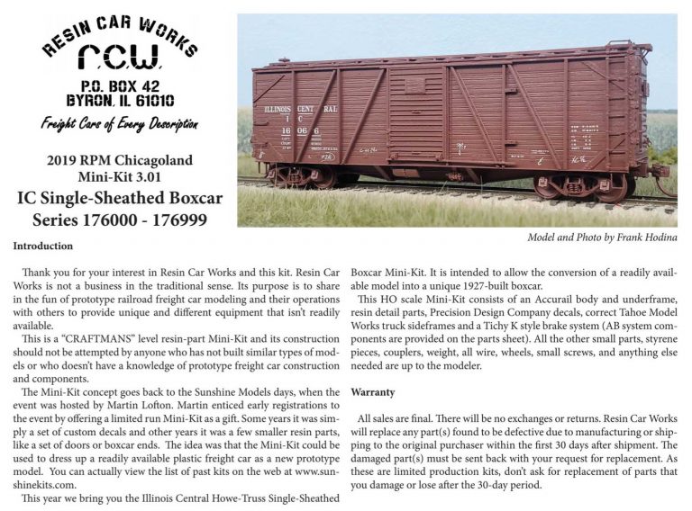 Building the RCW Illinois Central boxcar mini-kit | Resin Car Works Blog